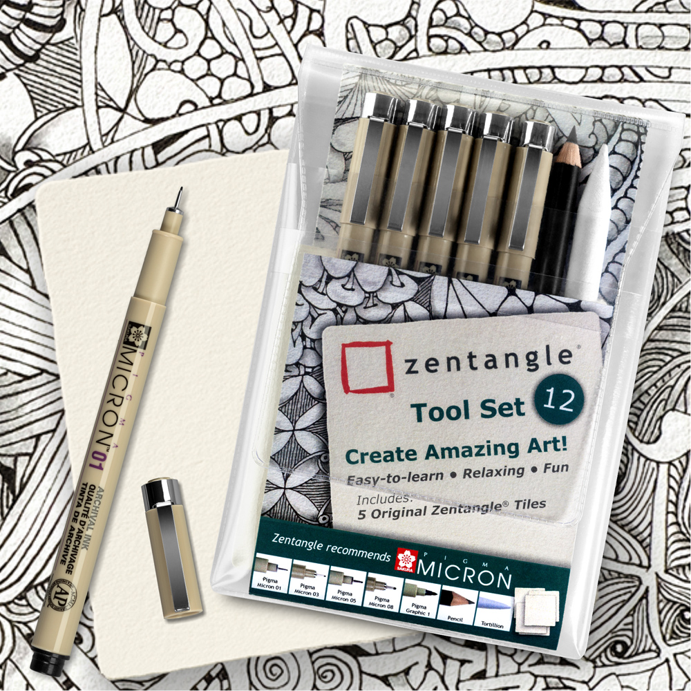 Zentangle: "Wunderbare Kunst" - boesnerKunstportal