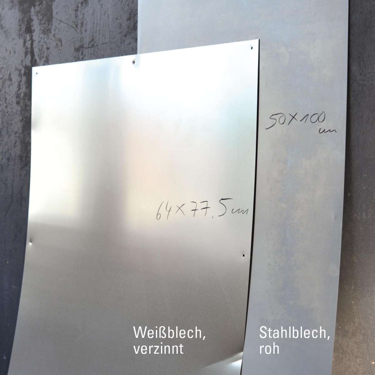 Heros Stahlblech, roh, ca. 0,5 mm | Künstlerbedarf von boesner ...