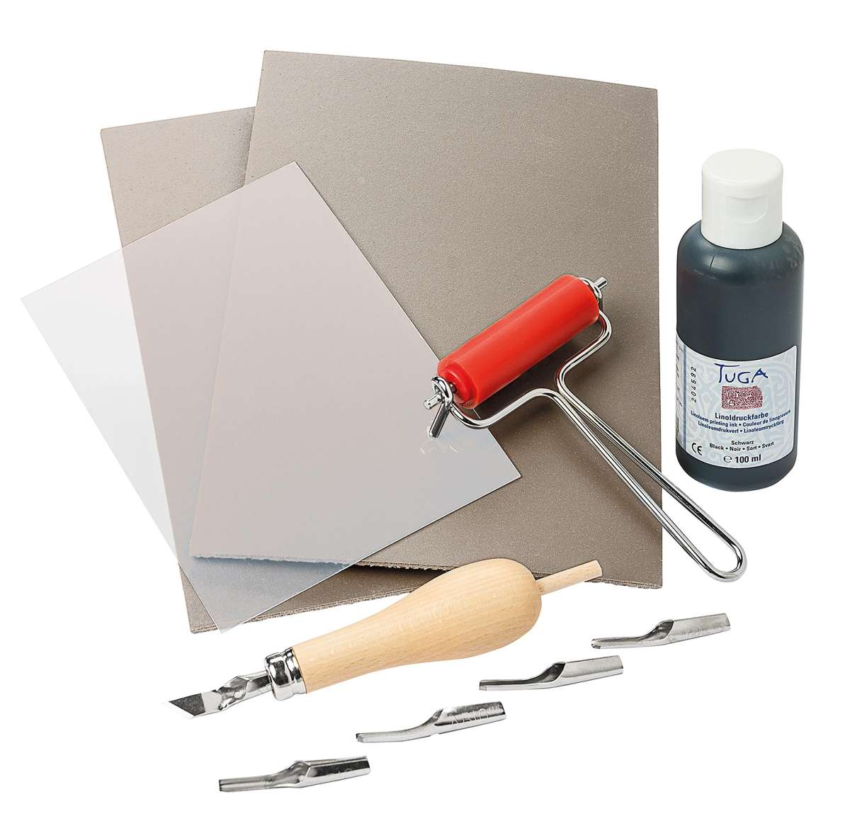 Go Create Einsteiger-Linoldruckset | Künstlerbedarf von boesner ...