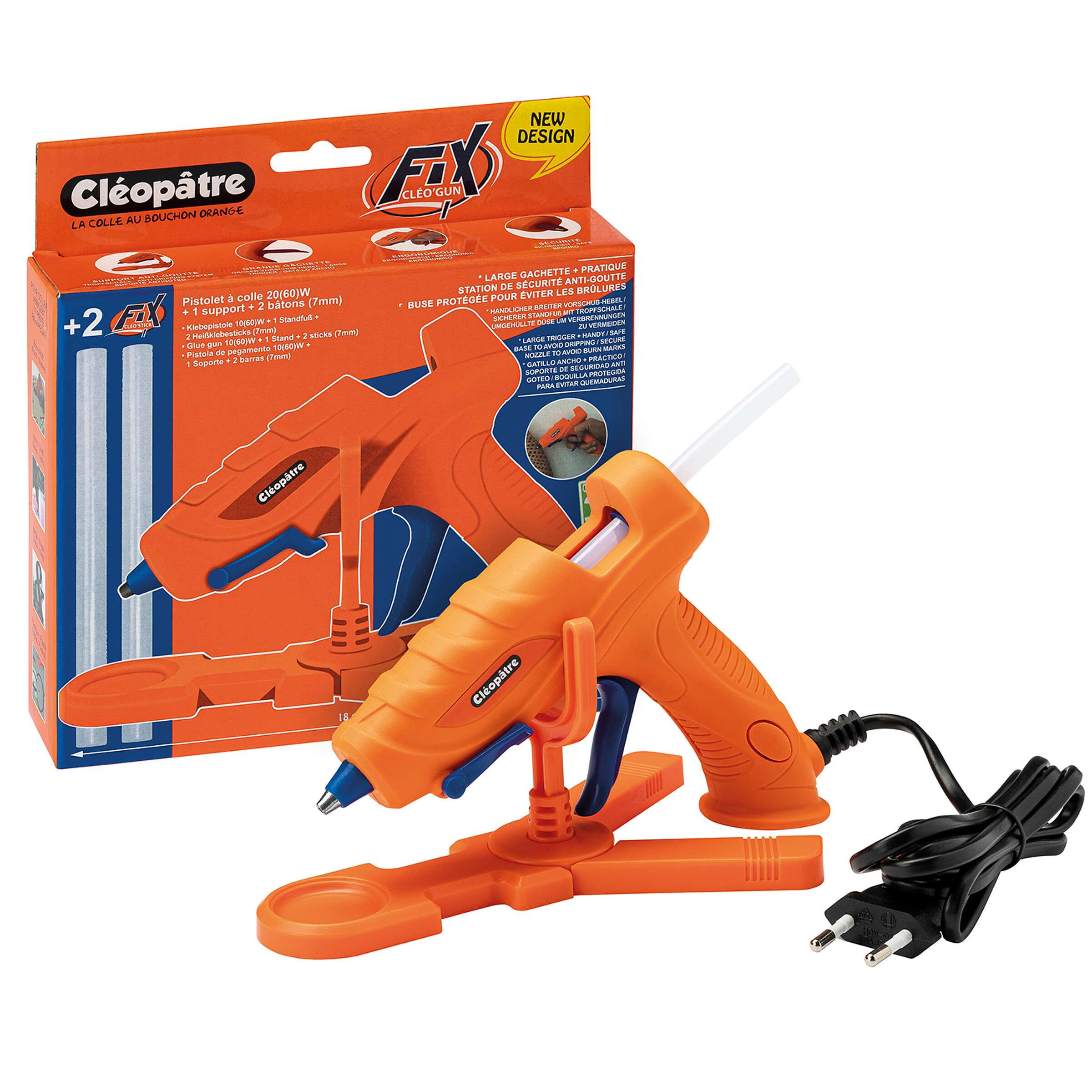 Cléopâtre Cléo'Gun Fix Mini-Klebepistole | Künstlerbedarf von boesner ...