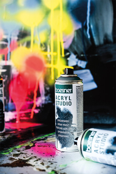 boesner Acryl Studio Sprühfarbe | Künstlerbedarf von boesner - Professionelle Künstlermaterialien