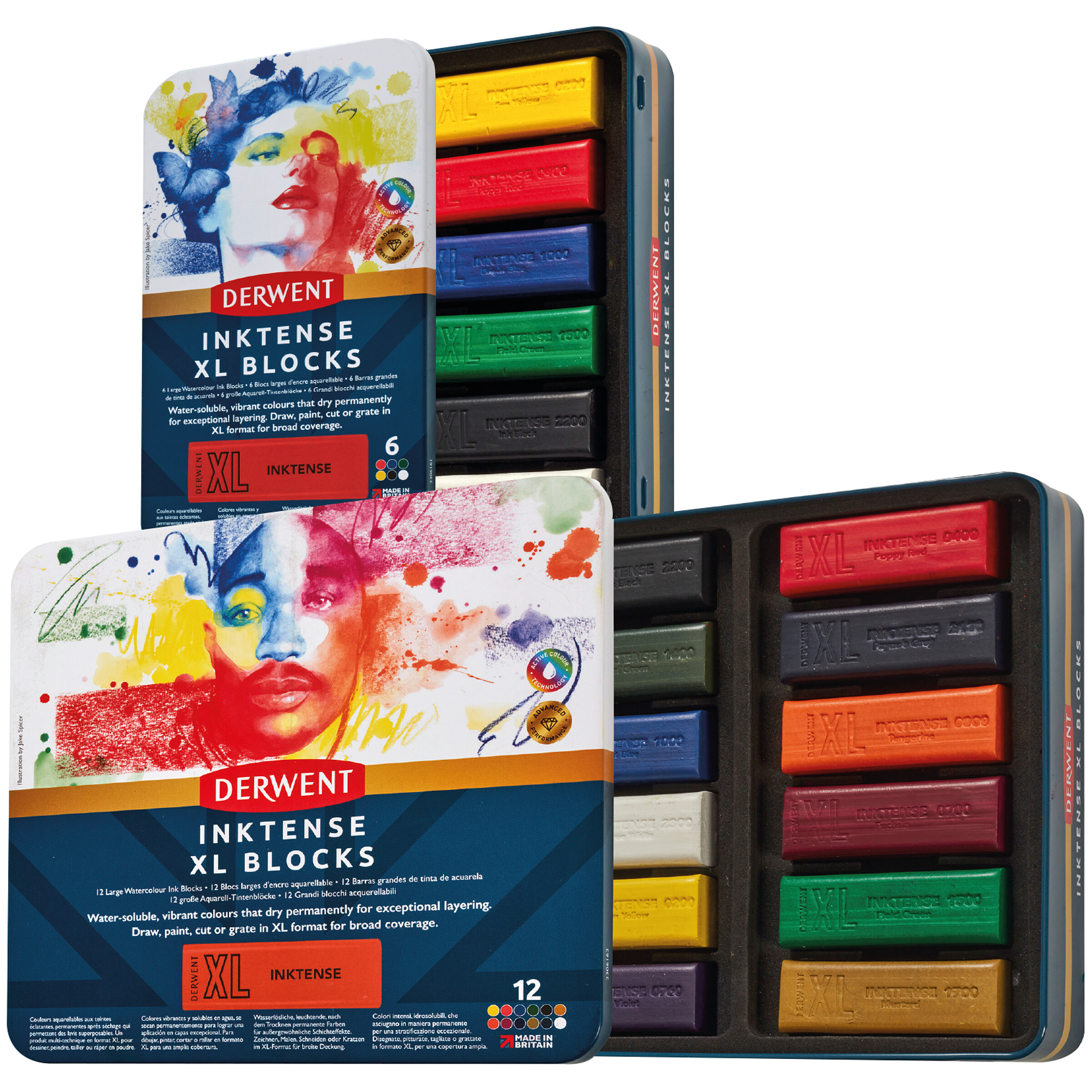 Derwent Inktense XL-Block | Künstlerbedarf von boesner - Professionelle ...