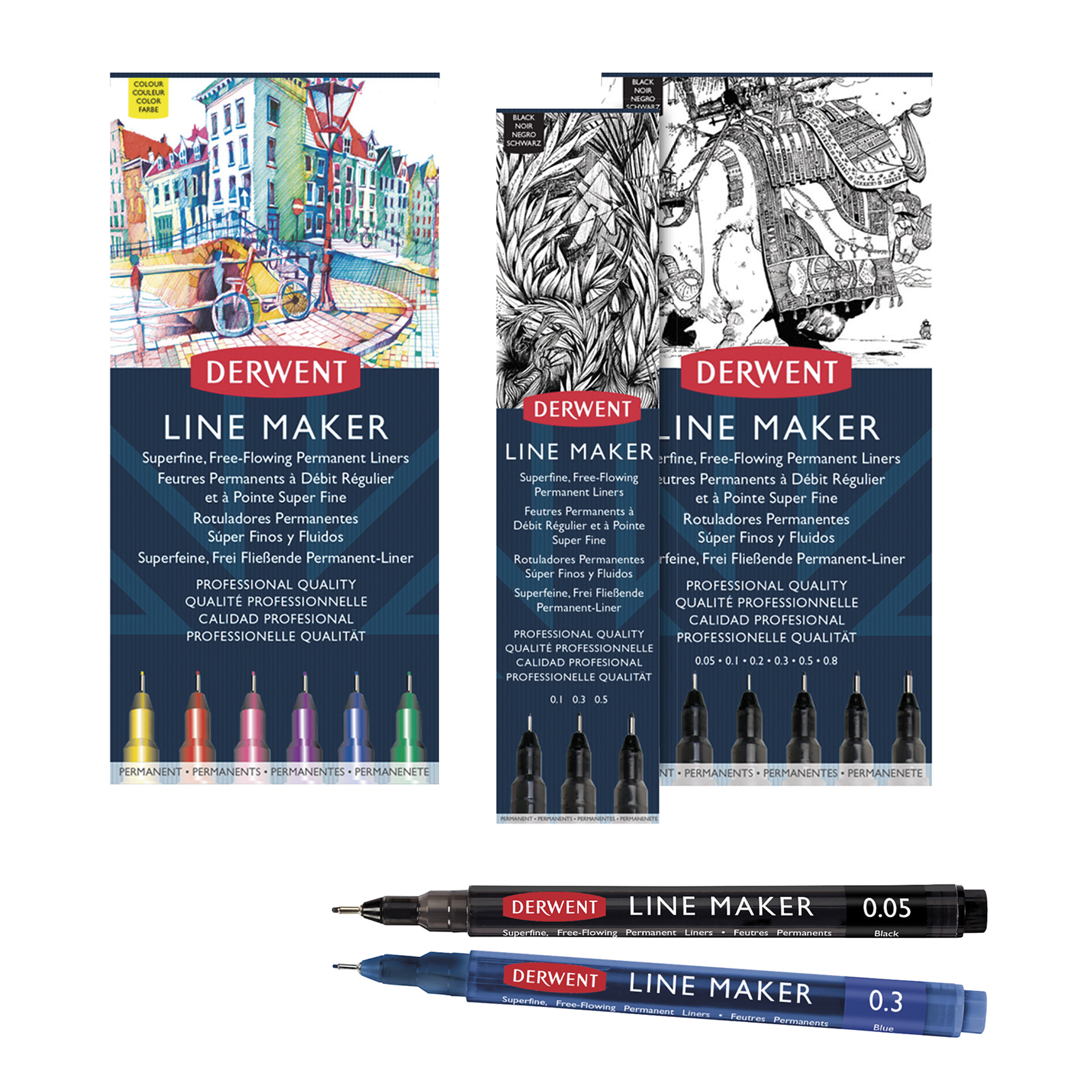 Derwent Line Maker-Set | Künstlerbedarf von boesner - Professionelle ...