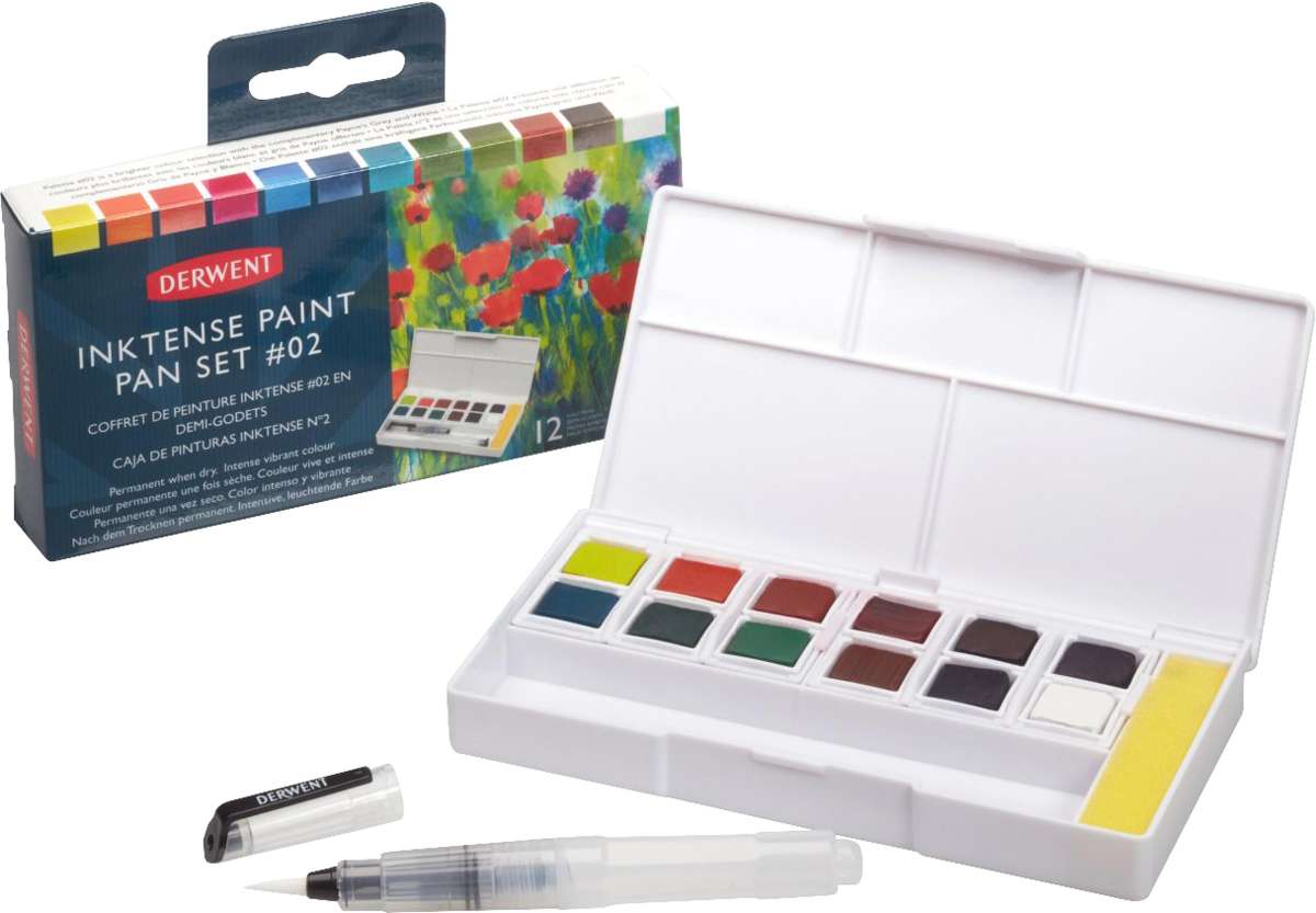 Derwent Inktense Paint Pan 12er-Set | Künstlerbedarf von boesner ...