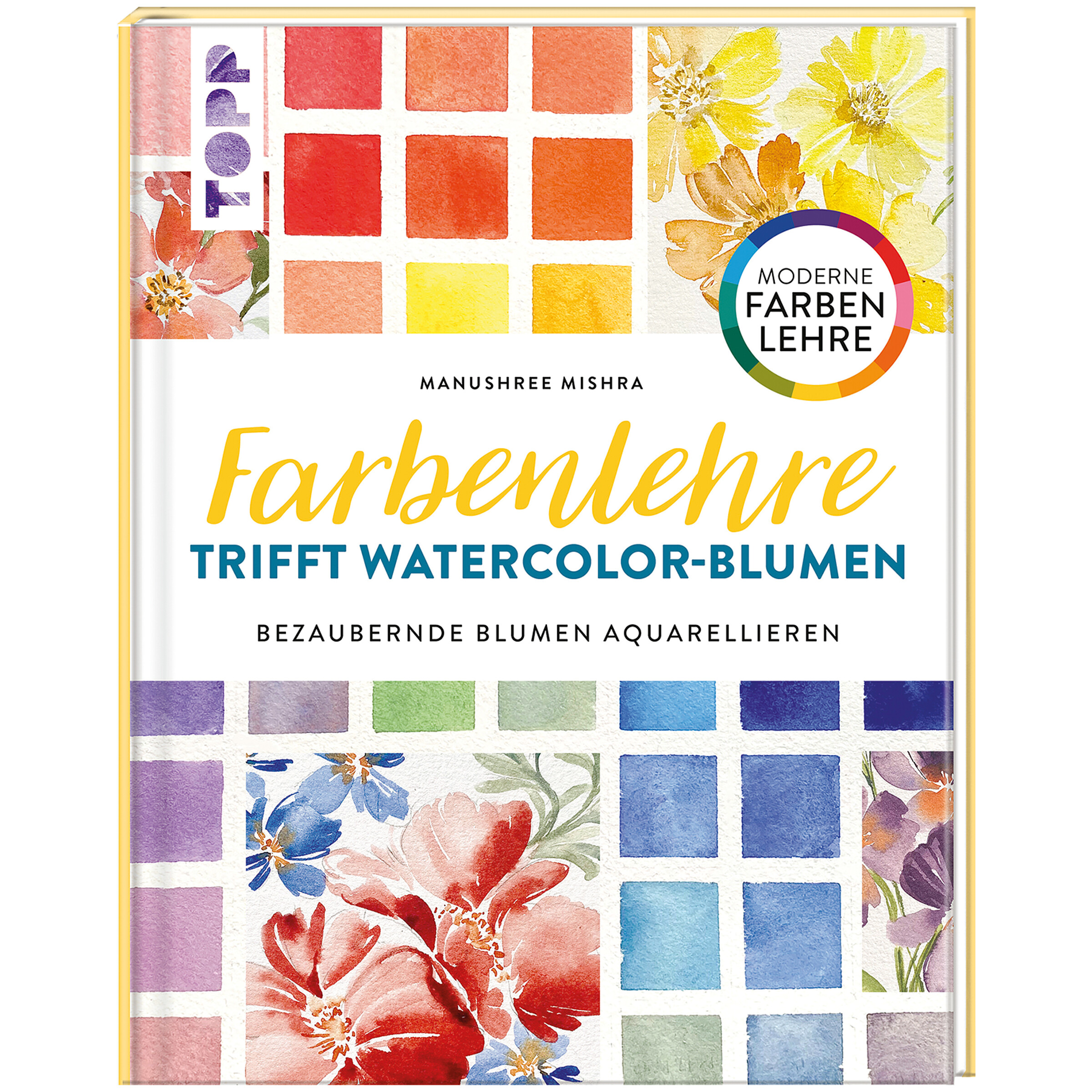 frechverlag Farbenlehre trifft Watercolor-Blumen | Künstlerbedarf von boesner - Professionelle ...
